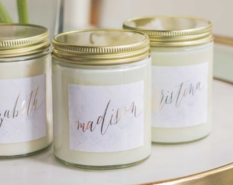Personalized candles | Etsy