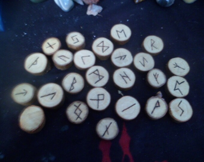 Sycamore Wood Rune Set - Etsy
