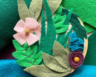 Felt Applique Nursery Art - Etsy