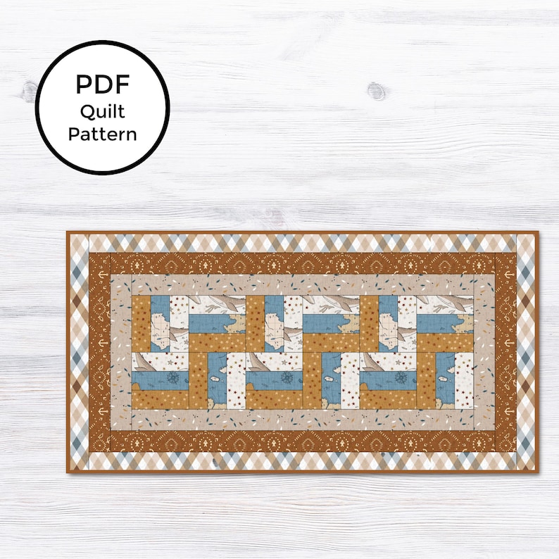 Brick Path Table Runner Quilt Pattern PDF Download - Etsy