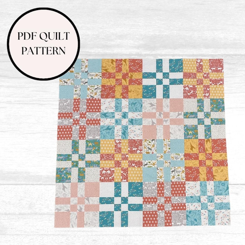 Building Blocks Quilt Pattern | Instant Download | 6 SIZES - Etsy Canada