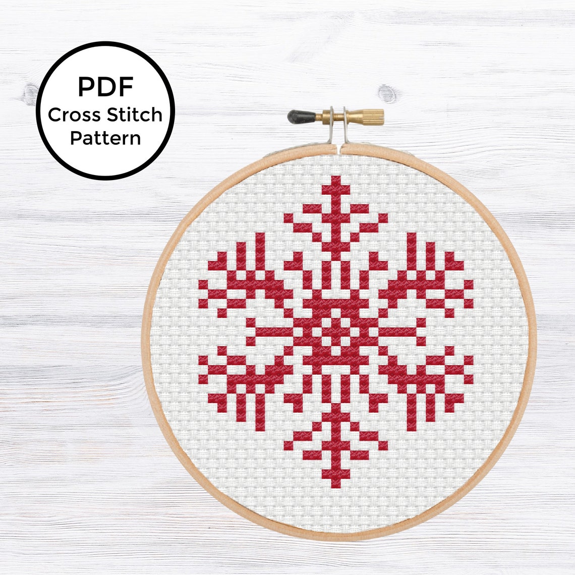 Snowflake Ornament Collection - Counted Cross-stitch DIGITAL PATTERNS ...