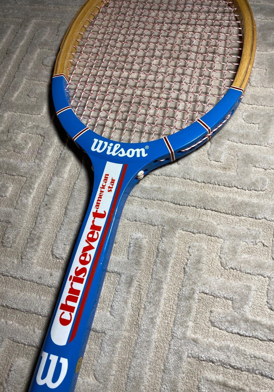 Vintage Wilson Chris Evert American Star Racket - Etsy