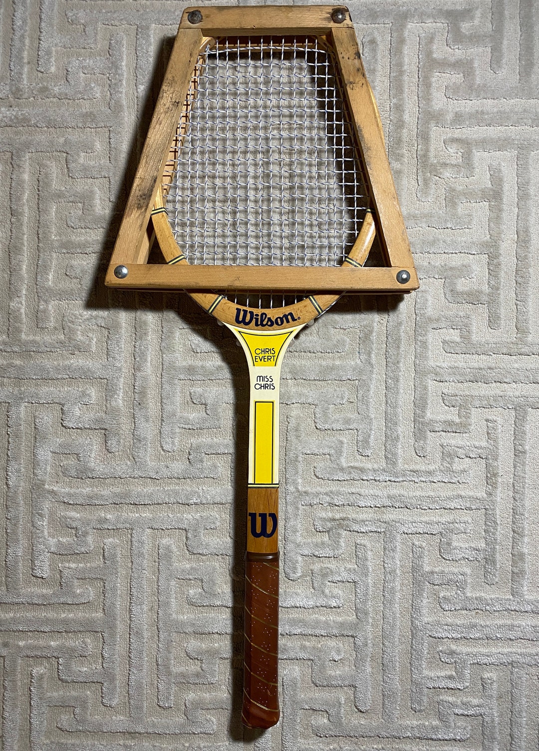 Vintage Wilson Chris Evert Tennis Racket - Etsy