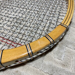 Vintage Bancroft Wood Tennis Racket - Etsy