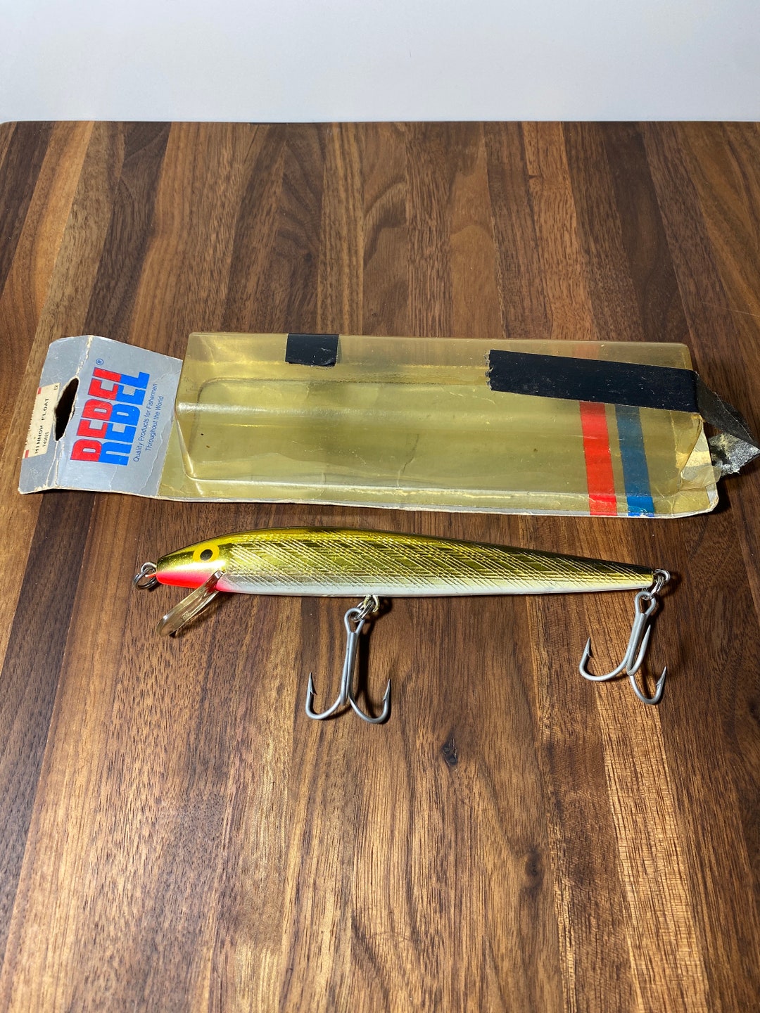 Vintage Large Rebel Minnow Float Fishing Lure in Box - Etsy