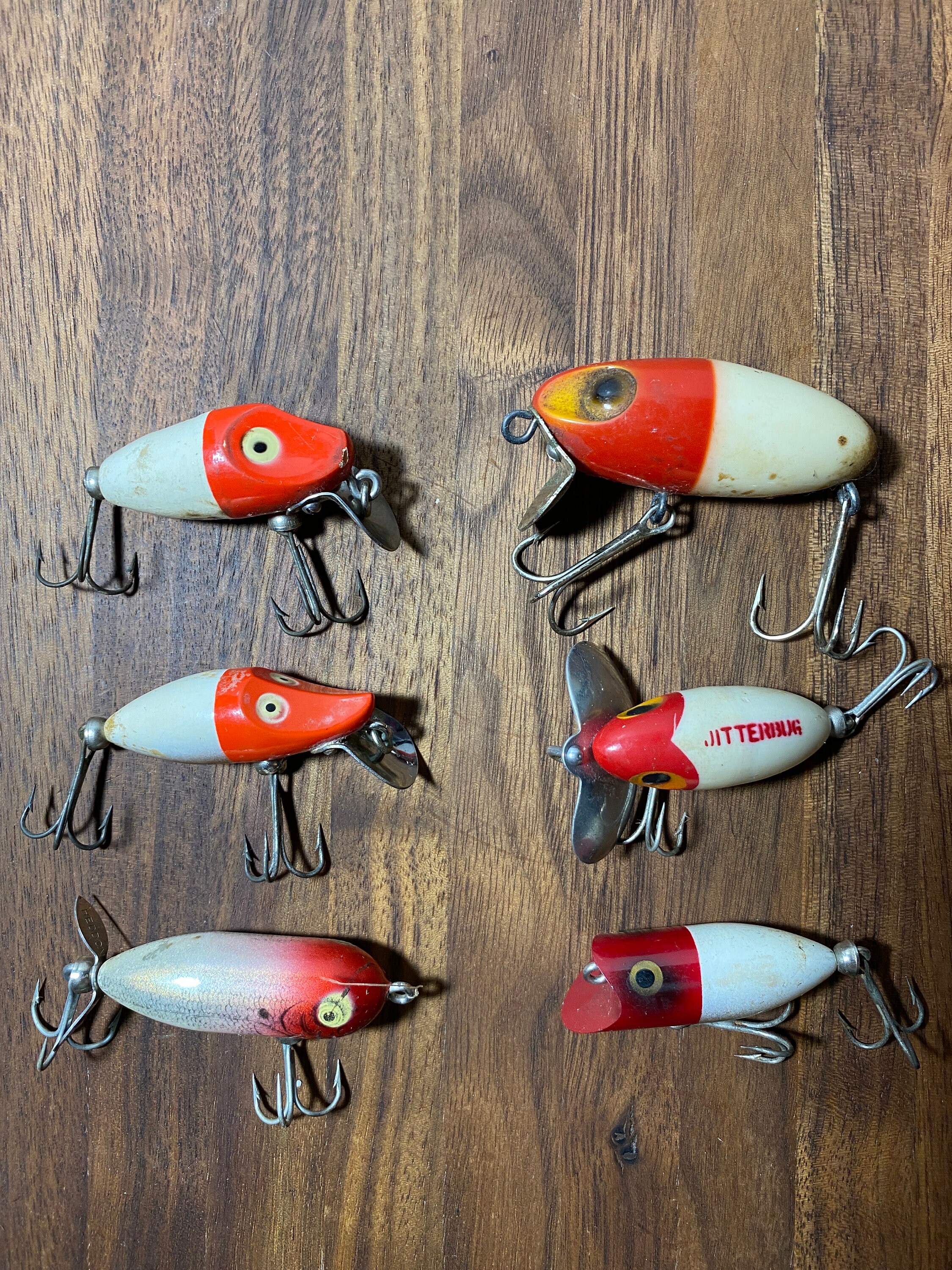Vintage Jitterbugs Fishing Lure Set - Etsy