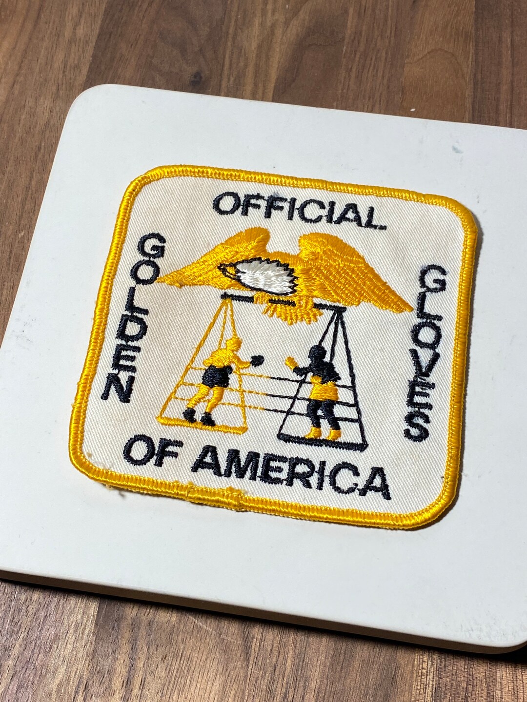 Vintage Official Golden Gloves Boxing Patch - Etsy