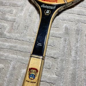 Vintage Bancroft Wood Tennis Racket - Etsy