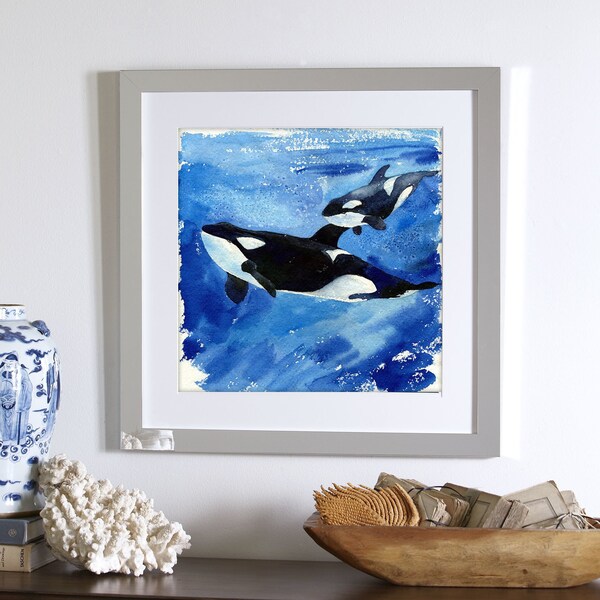 Killer Whale Art - Etsy