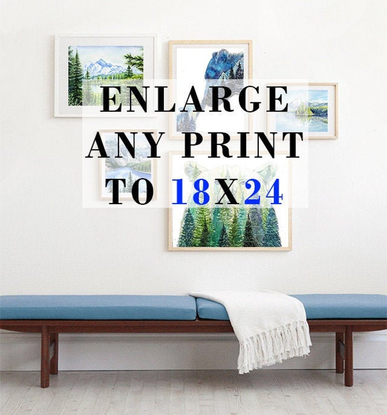 Enlarge Any Print to 18x24 size. Choose ANY EXISTING Art | Etsy