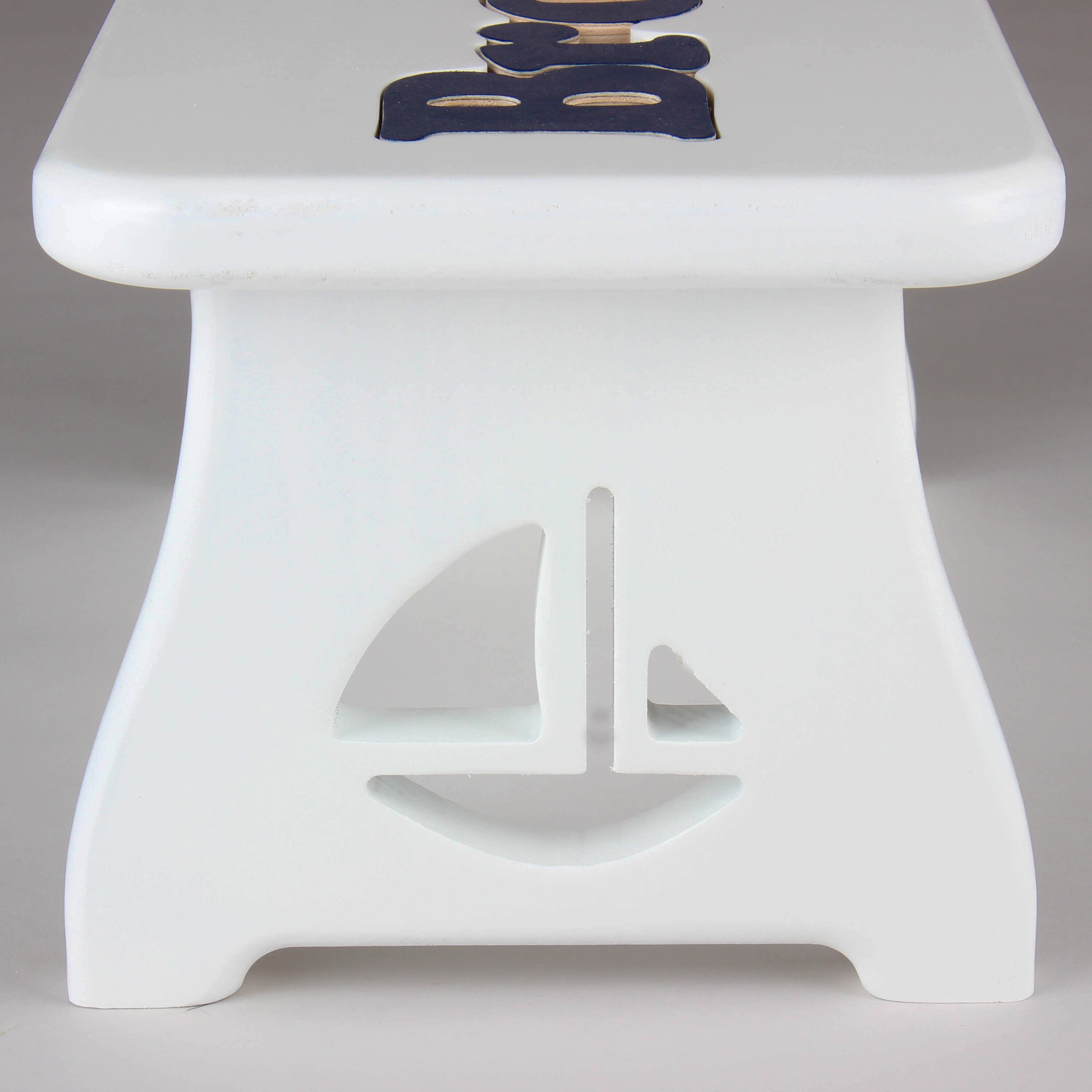 Name Puzzle Stool WHITE FINISH Princess/prince Step Stool | Etsy