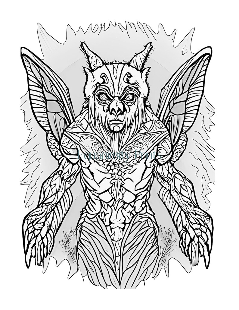 Appalachian Folklore: A Spooky Coloring Activity - Etsy