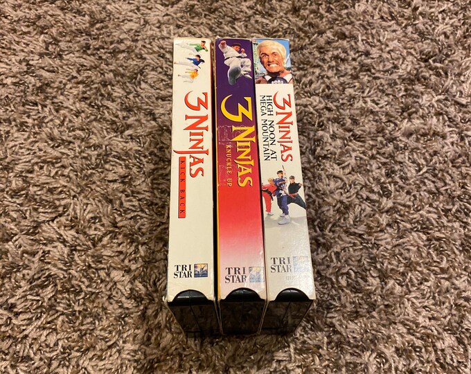 Vintage Family VHS - 3 Ninjas VHS - Bundle of 3 - Etsy