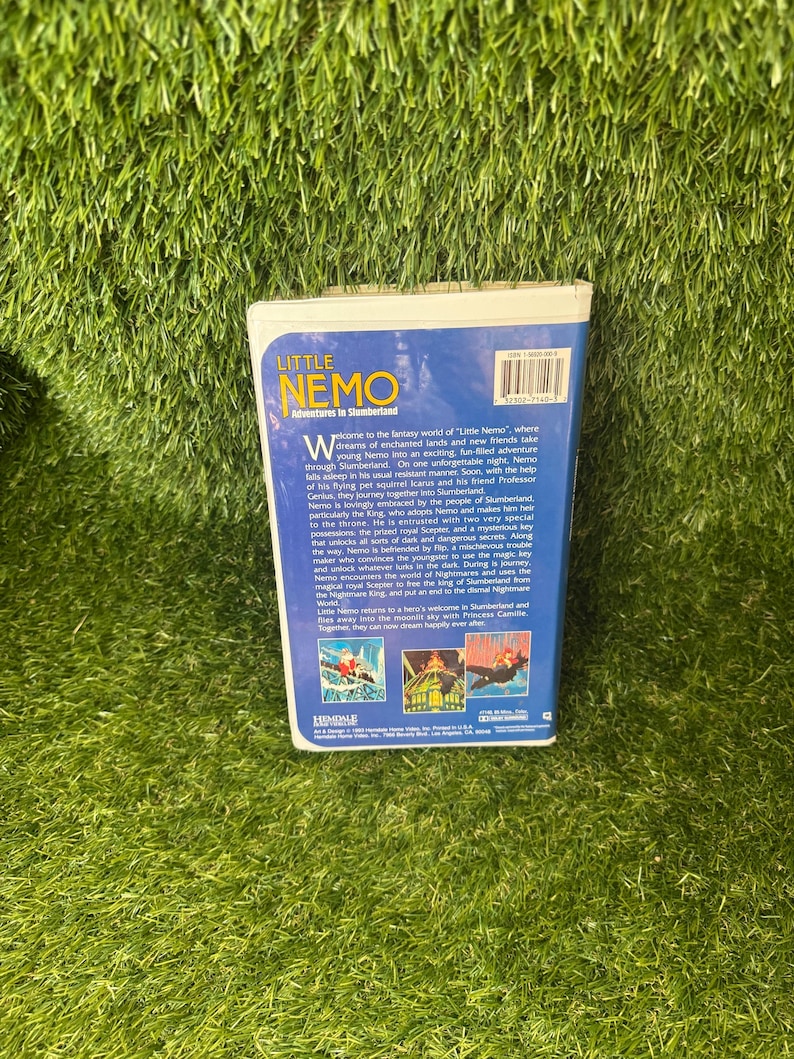 Vintage Family VHS - Little Nemo: Adventures in Slumberland (1989) - Etsy