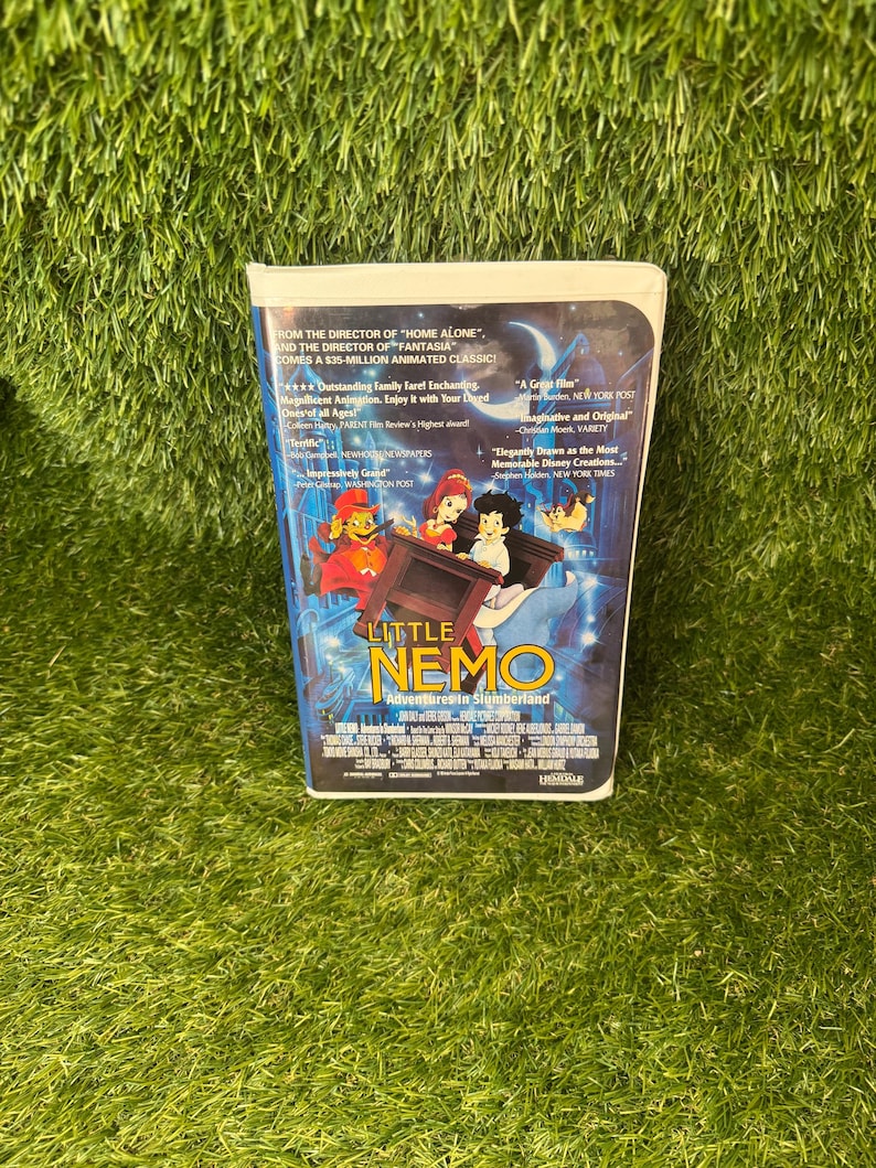 Vintage Family VHS - Little Nemo: Adventures in Slumberland (1989) - Etsy