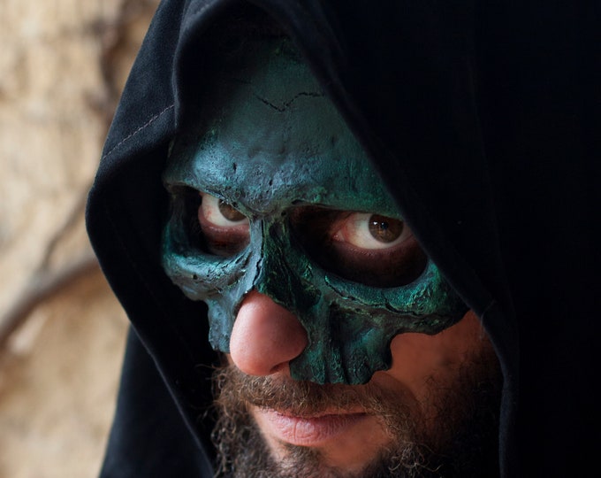Skull Mask Halloween Costume Accessory Sesin Bone Mask Larp Dark ...