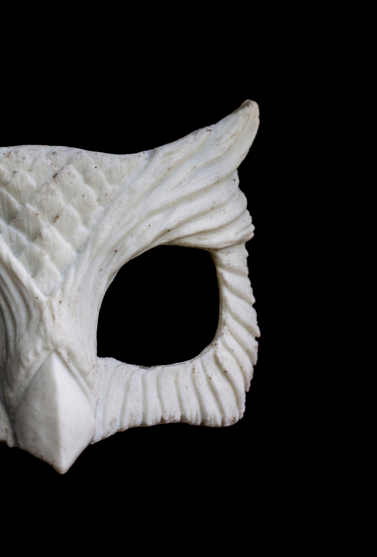 Owl Mask White Copy DIY Unpainted Animal Masquerade Silver - Etsy