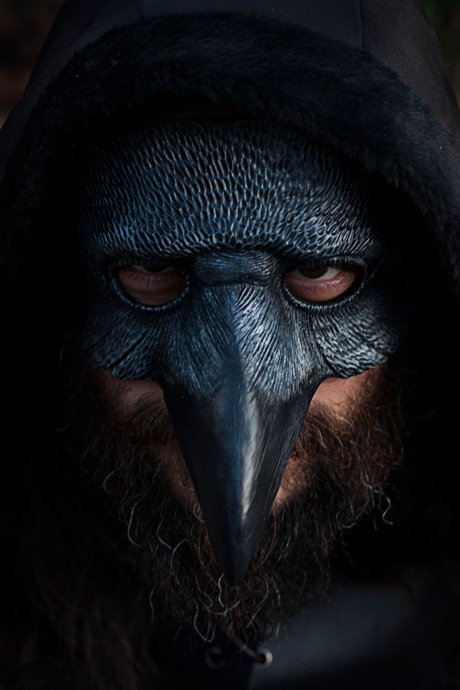 Venetian Style Crow Mask Raven Costume Animal Masquerade - Etsy