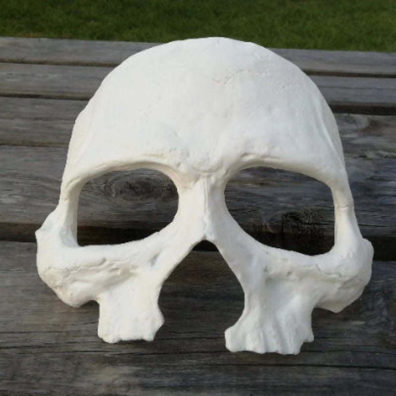 Half Skull Mask - Etsy