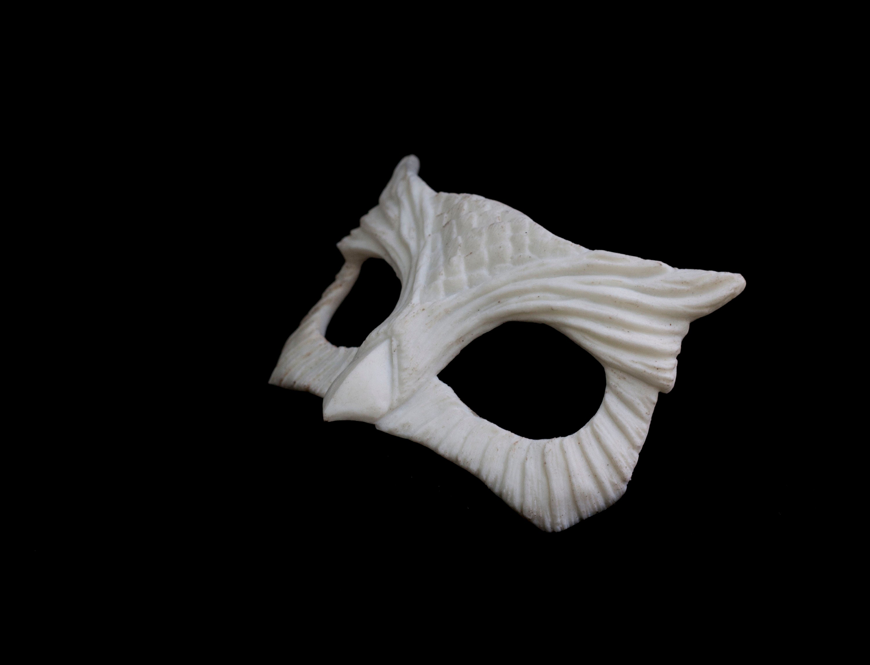 Owl Mask White Copy DIY Unpainted Animal Masquerade Silver - Etsy