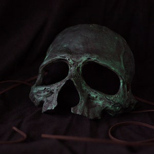 Skull Mask Halloween Costume Accessory Sesin Bone Mask Larp Dark ...