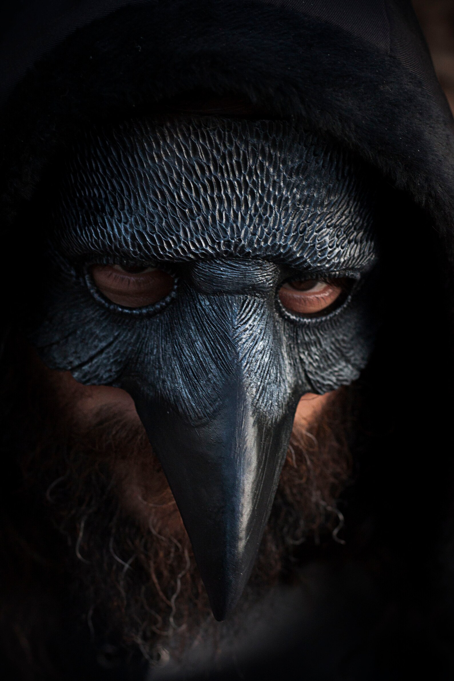 Venetian Style Crow Mask Raven Costume Animal Masquerade - Etsy