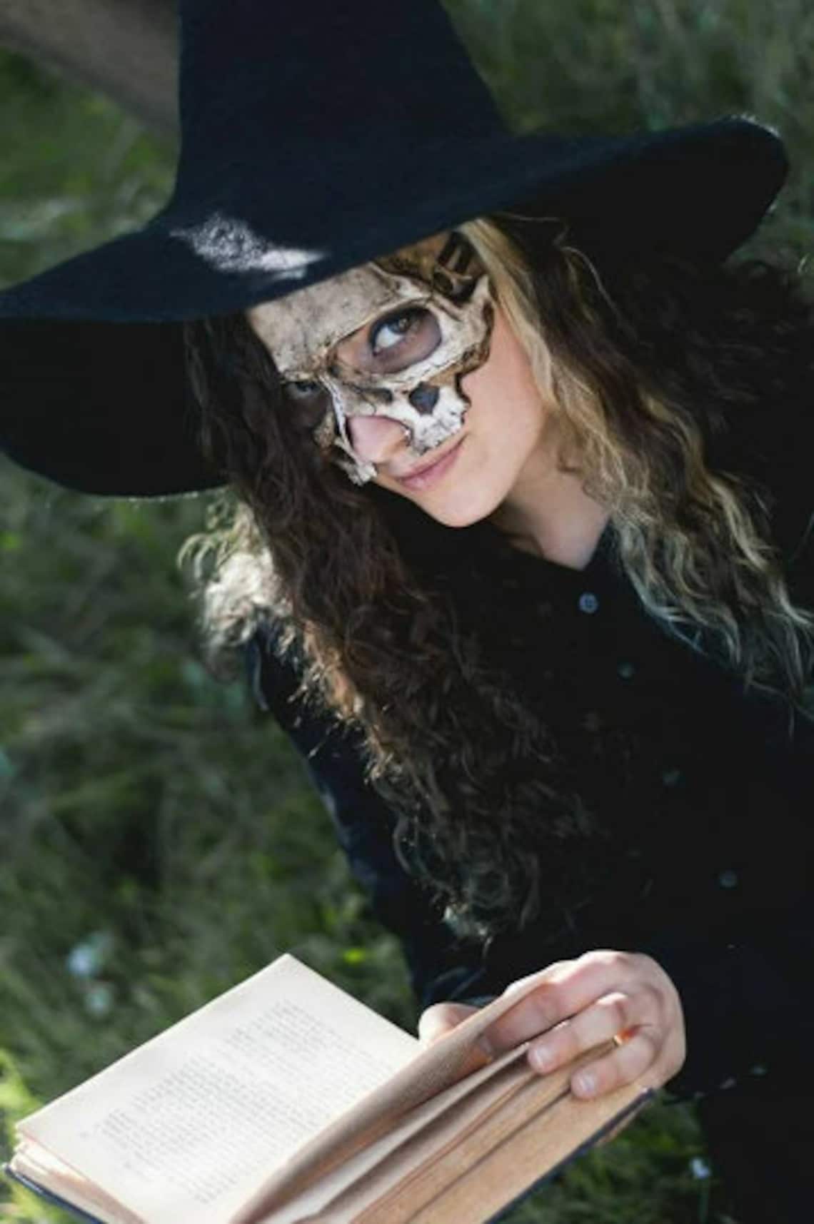 Skull Mask Death Halloween Costume Accessory Sesin Bone Mask - Etsy