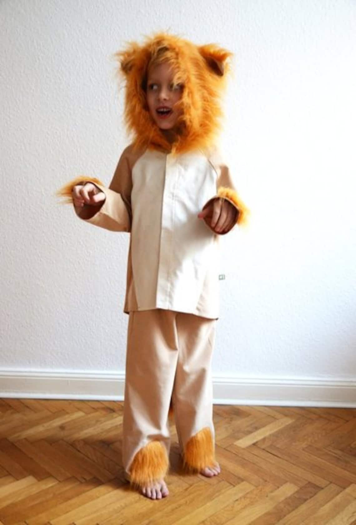 SET León Chaqueta Pantalones Traje de León Traje de Niño | Etsy