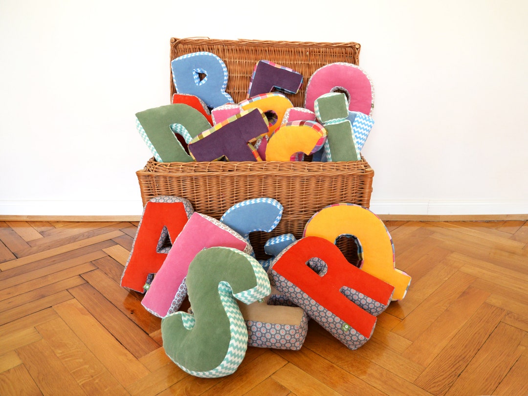 A Cuddly Letter, ABC, Letter Pillow, Cuddly Pillow, Name Pillow ...