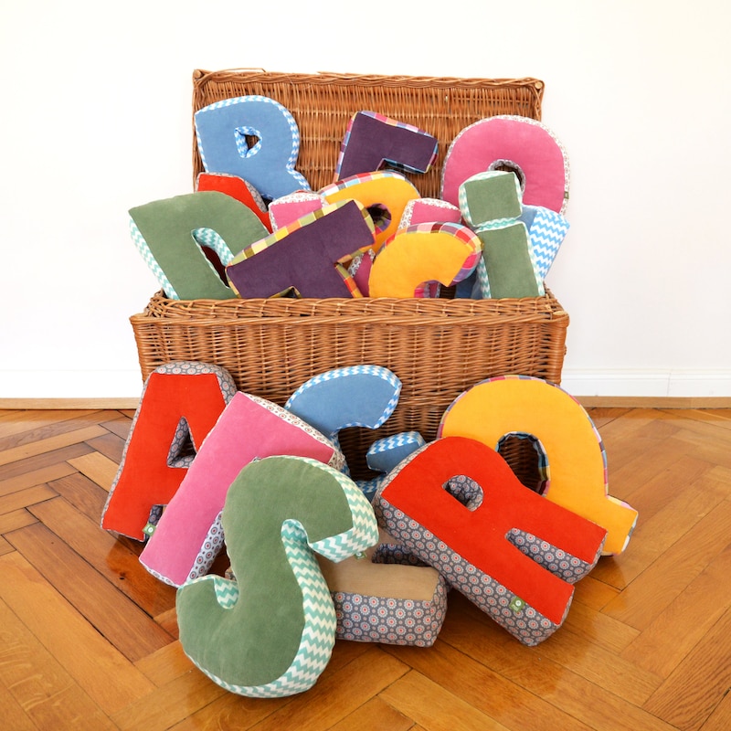 Letter Pillows - Etsy