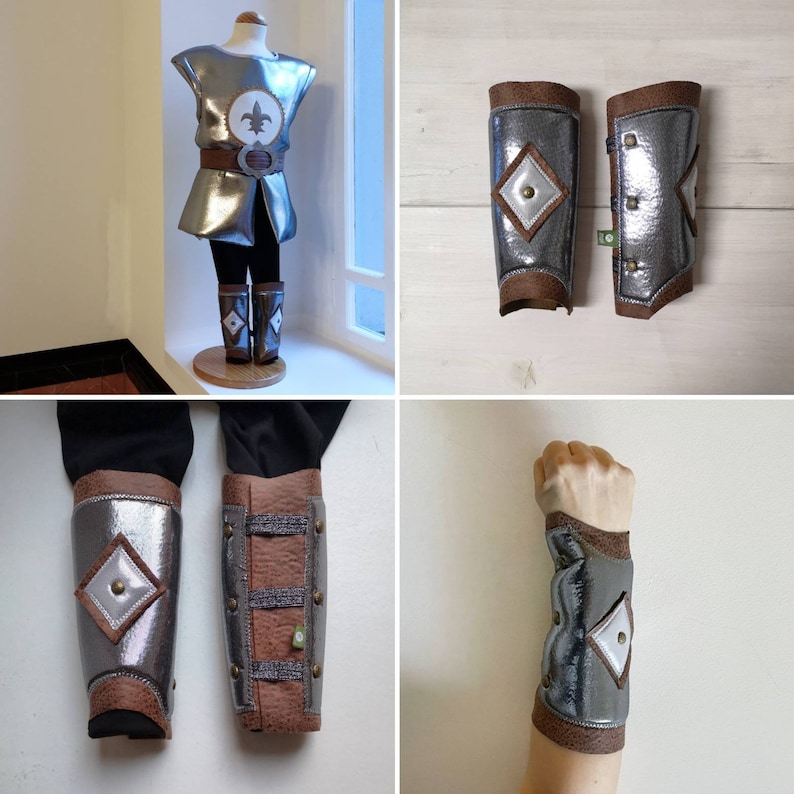 Knight Helmet Armor Chain Mail Vest Knight 4-9 Years Knight - Etsy