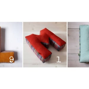 A Cuddly Letter, ABC, Letter Pillow, Cuddly Pillow, Name Pillow ...