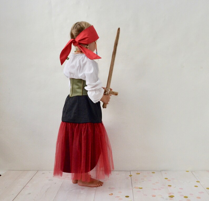 Pirate Girl Pirate Costume Children Costume Pirate Bride | Etsy