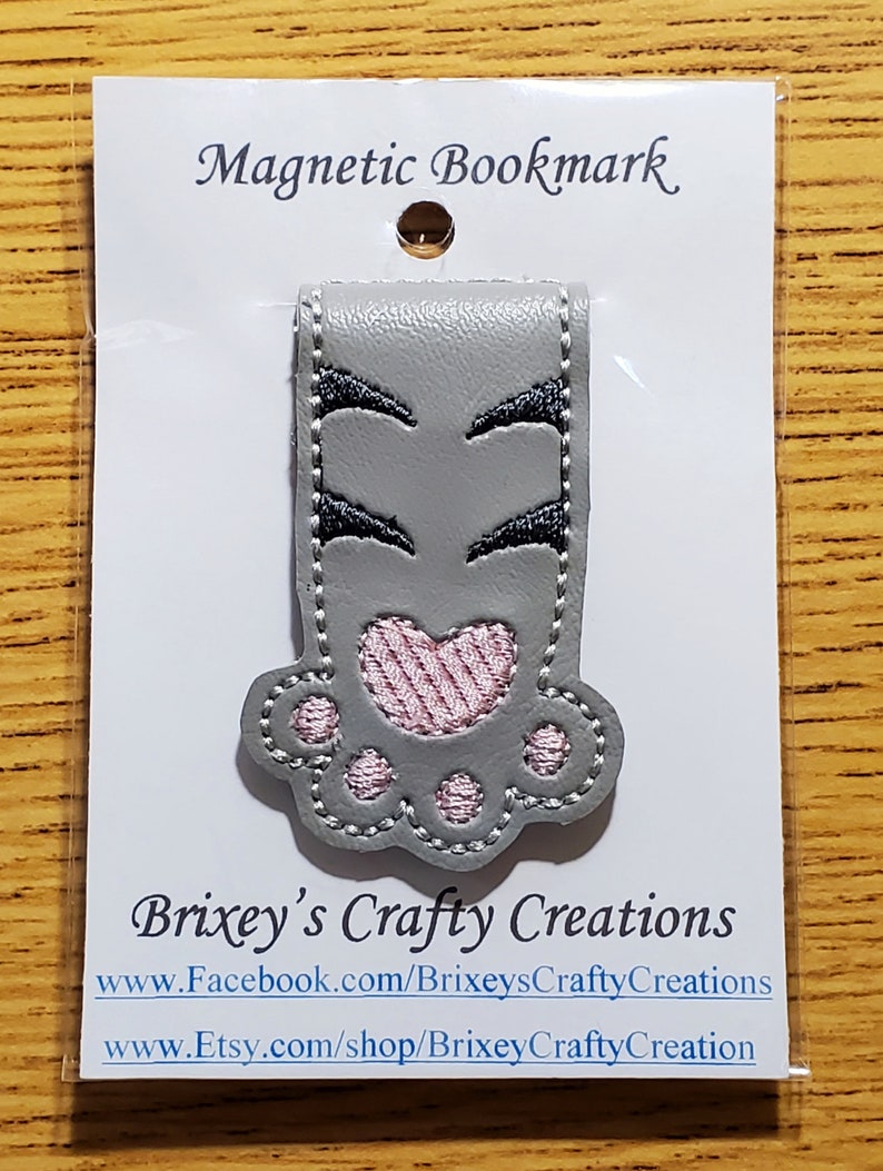 Cat Paw Magnetic Folding Bookmark 1 Item FREE SHIPPING! - Etsy