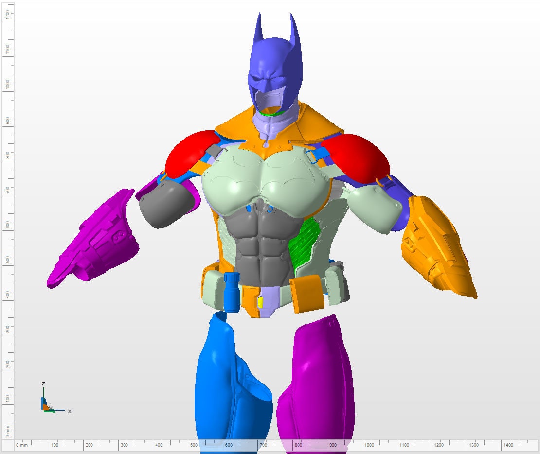 Batman Arkham origins 3D print | Etsy