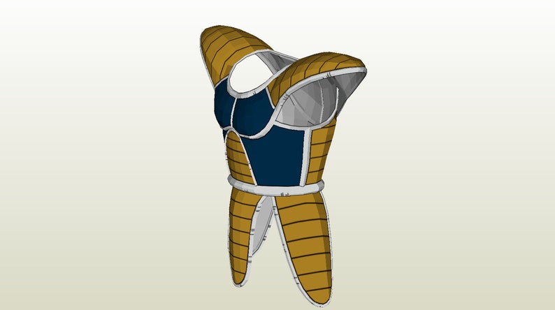 Dragonball Z Nappa Armor Foam - Etsy