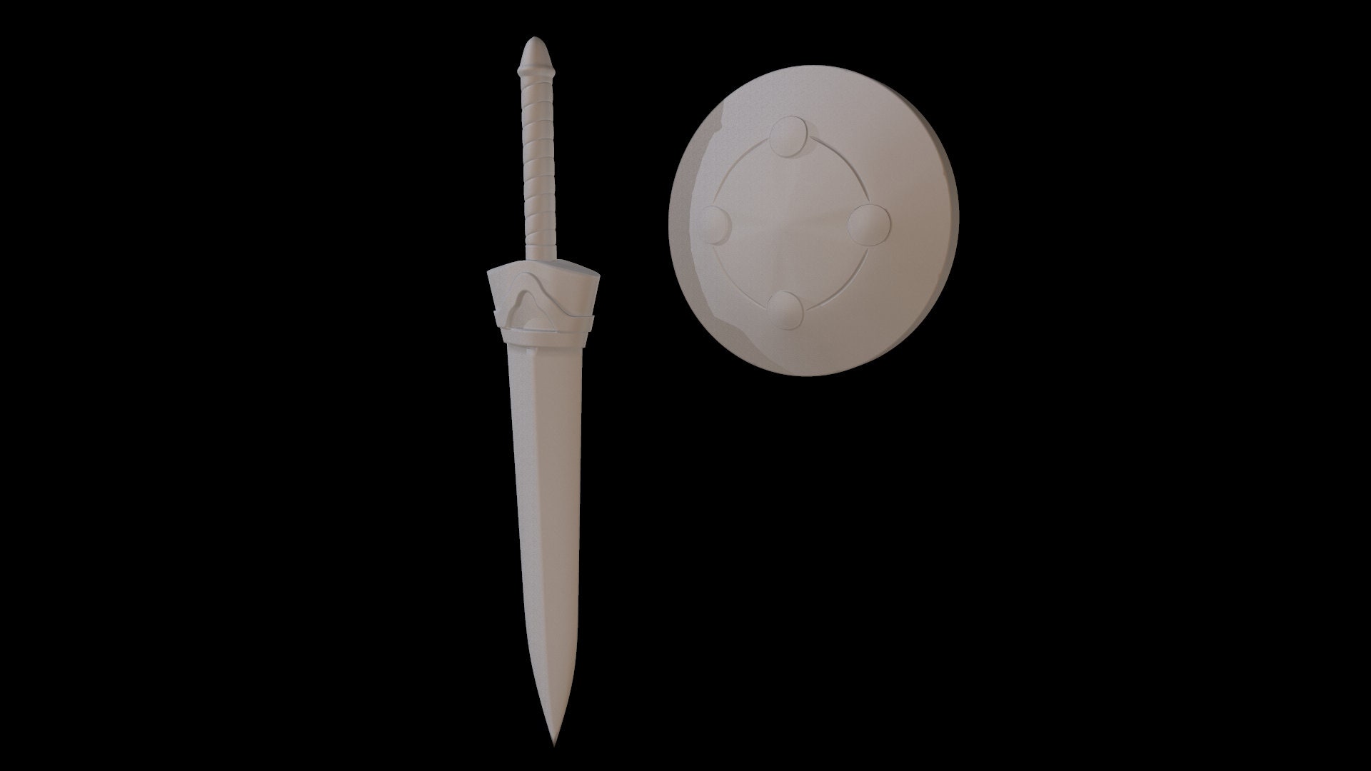 Goblin Slayer Sword and Shield 3d Print | Etsy