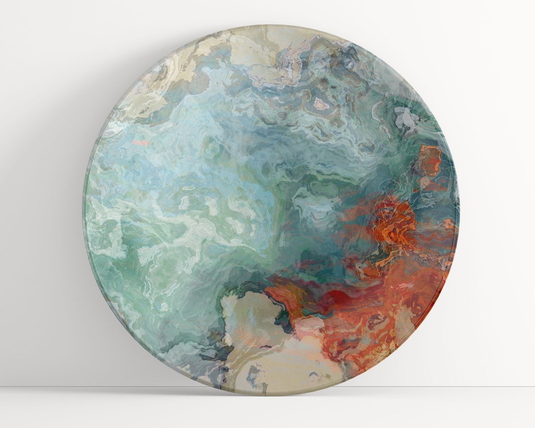 Abstract Art Plate: Unbreakable Indoor/outdoor Dinnerware - Simple ...