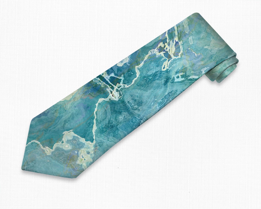 Men’s Tie With Abstract Art, Modern Men’s Necktie, Print Neck Tie for ...