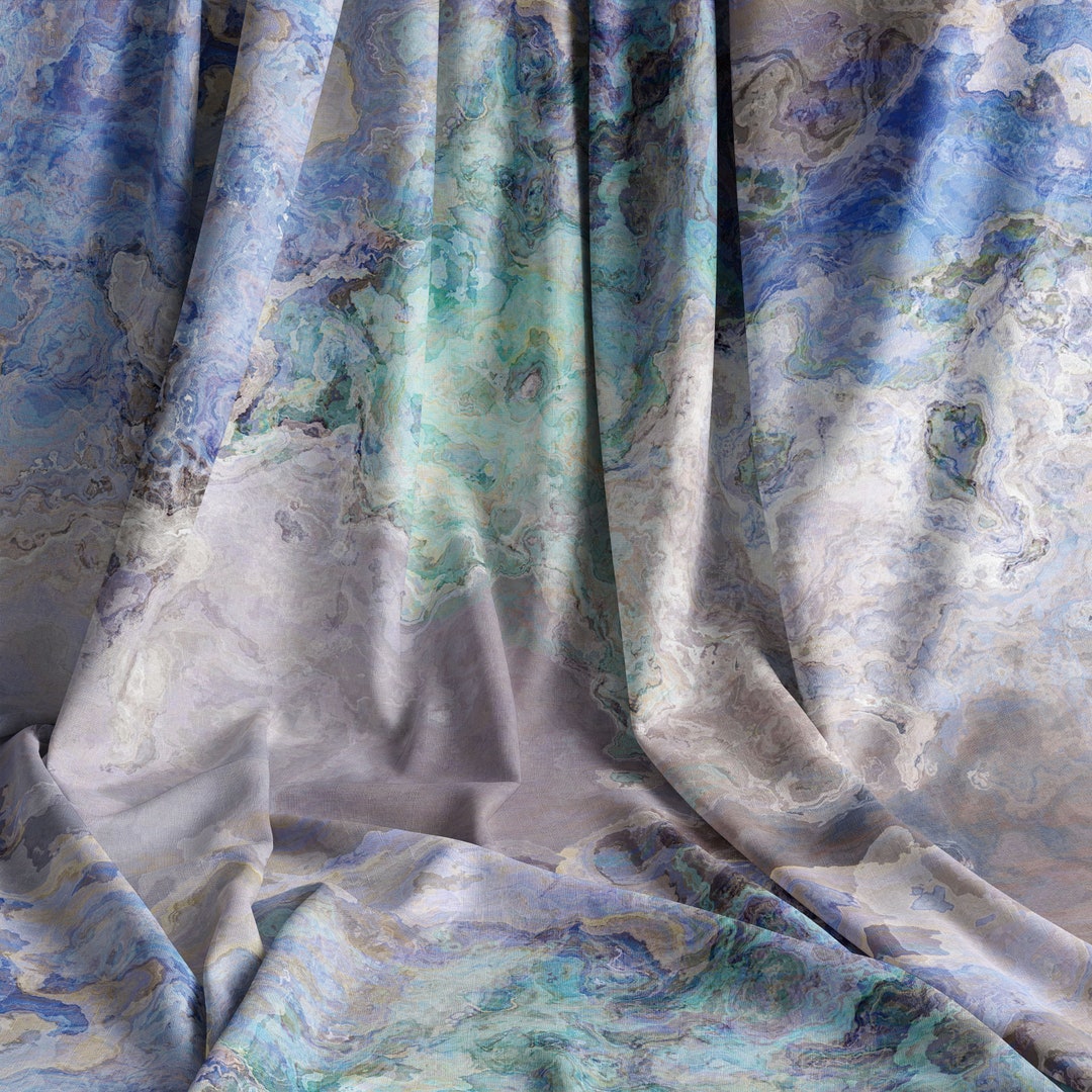 Abstract Art Fabric Printed by the Yard or Fat Quarter, Polyester ...