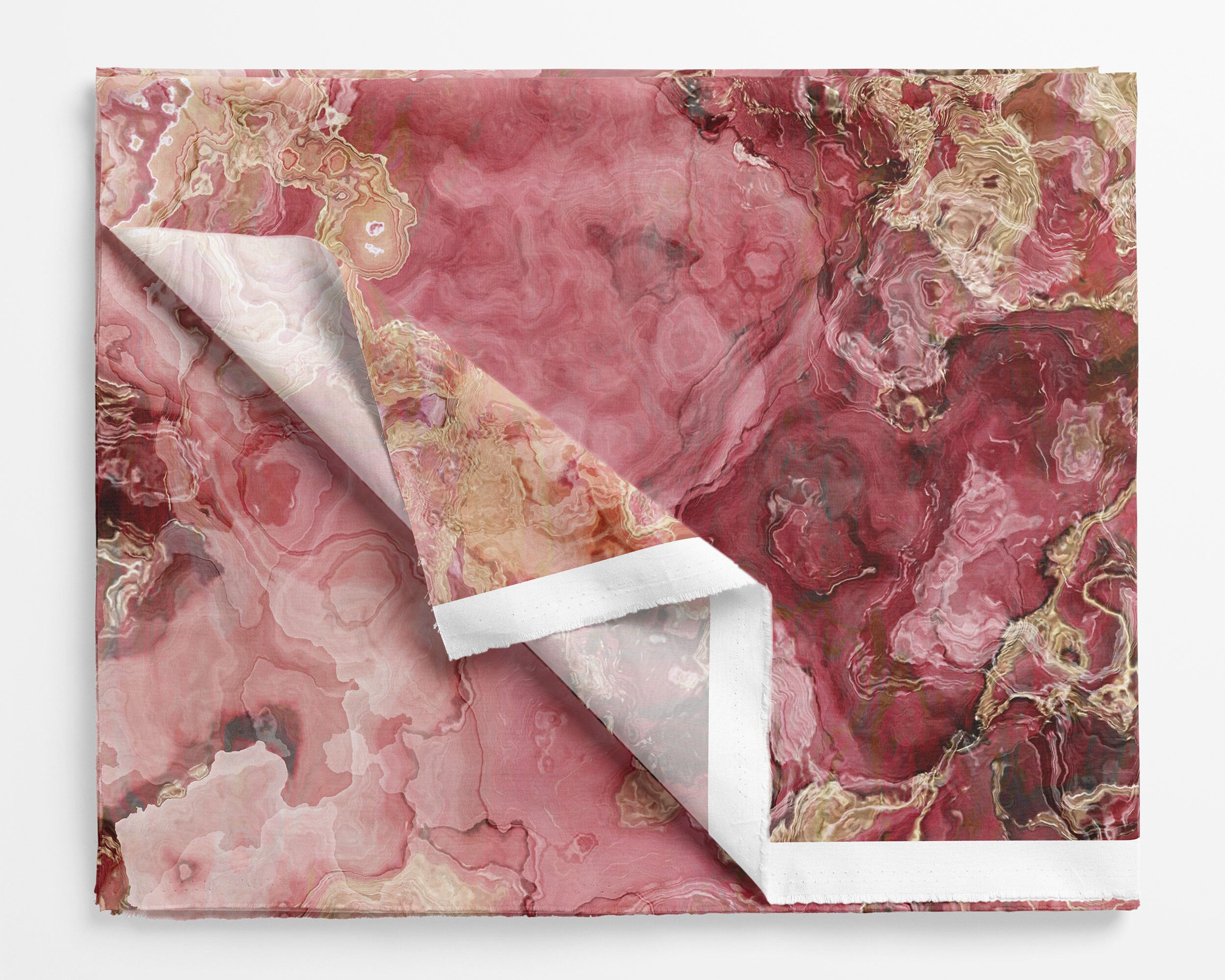 Abstract Art Fabric Printed by the Yard: Polyester Poplin or Pima ...