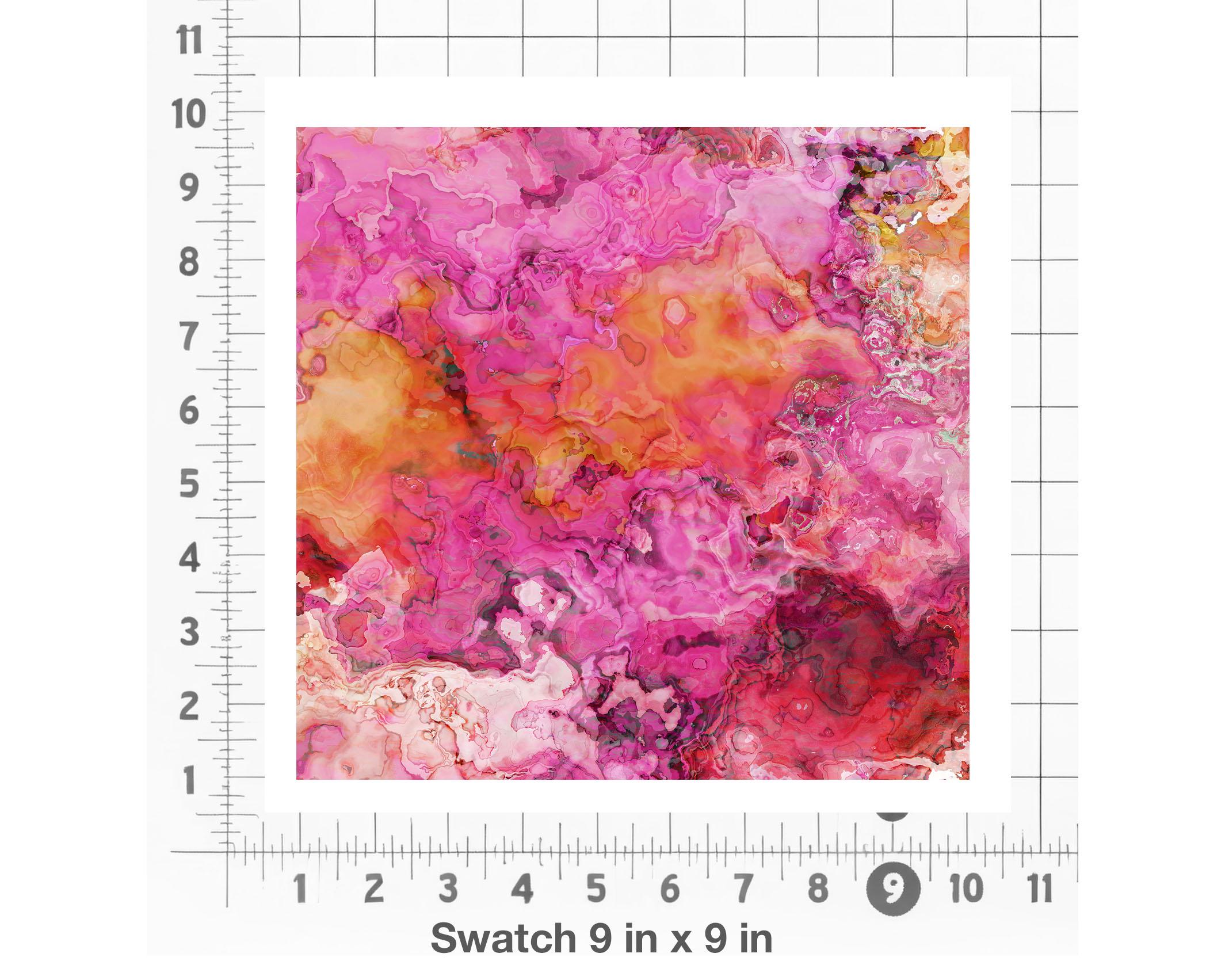 Abstract Art Fabric Printed by the Yard: Polyester Poplin or Pima ...