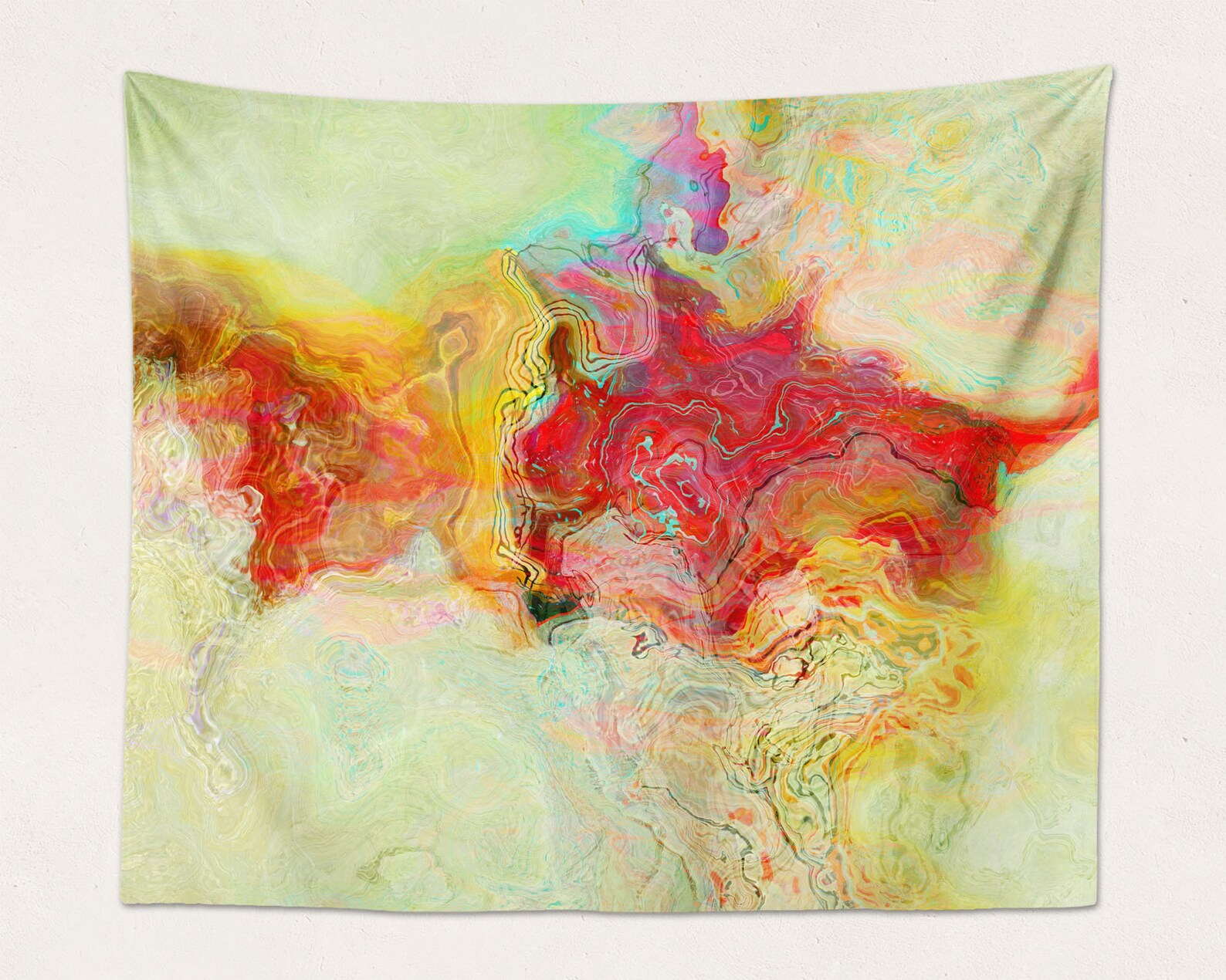 Abstract Art Tapestry Modern Wall Hanging Contemporary - Etsy