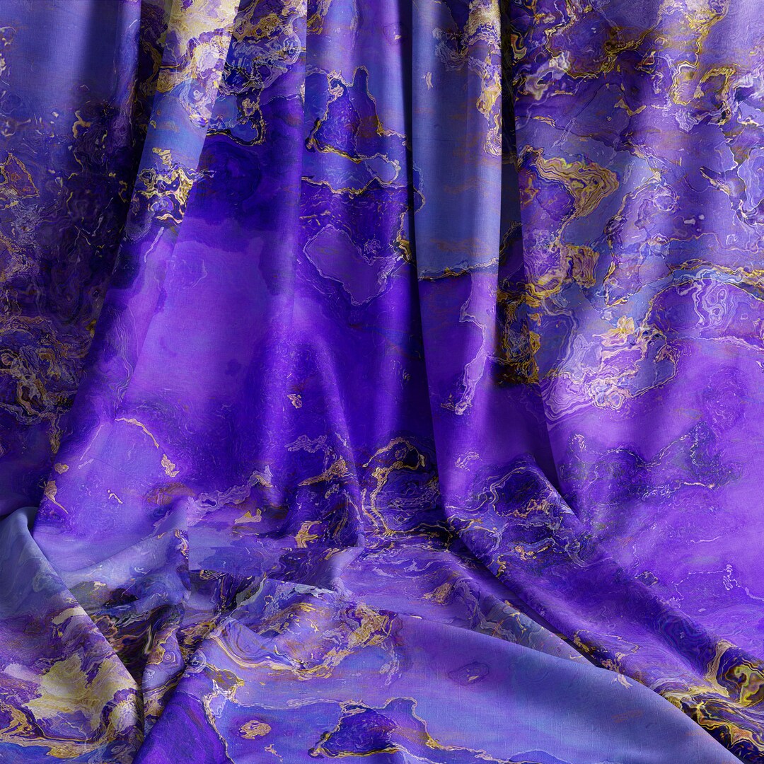 Abstract Art Fabric Printed by the Yard: Polyester Poplin or Pima ...