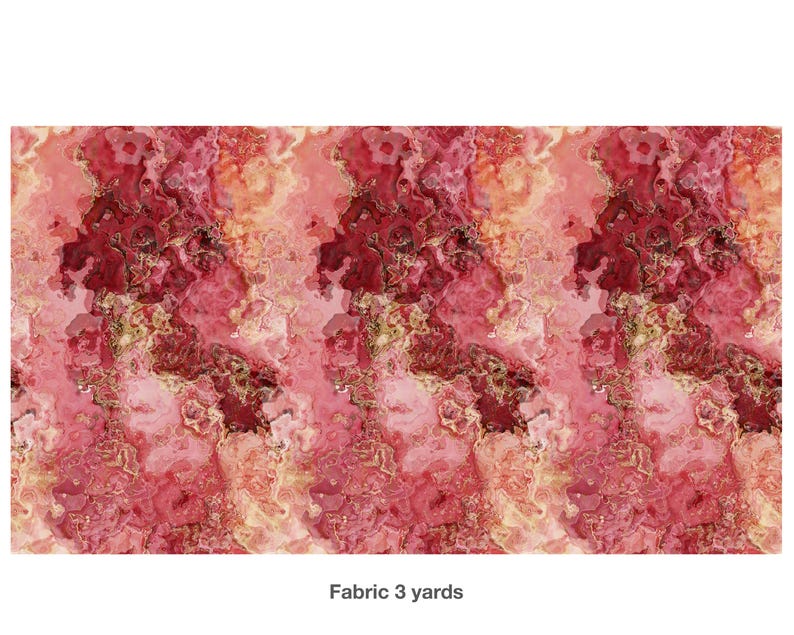 Abstract Art Fabric Printed by the Yard: Polyester Poplin or Pima ...