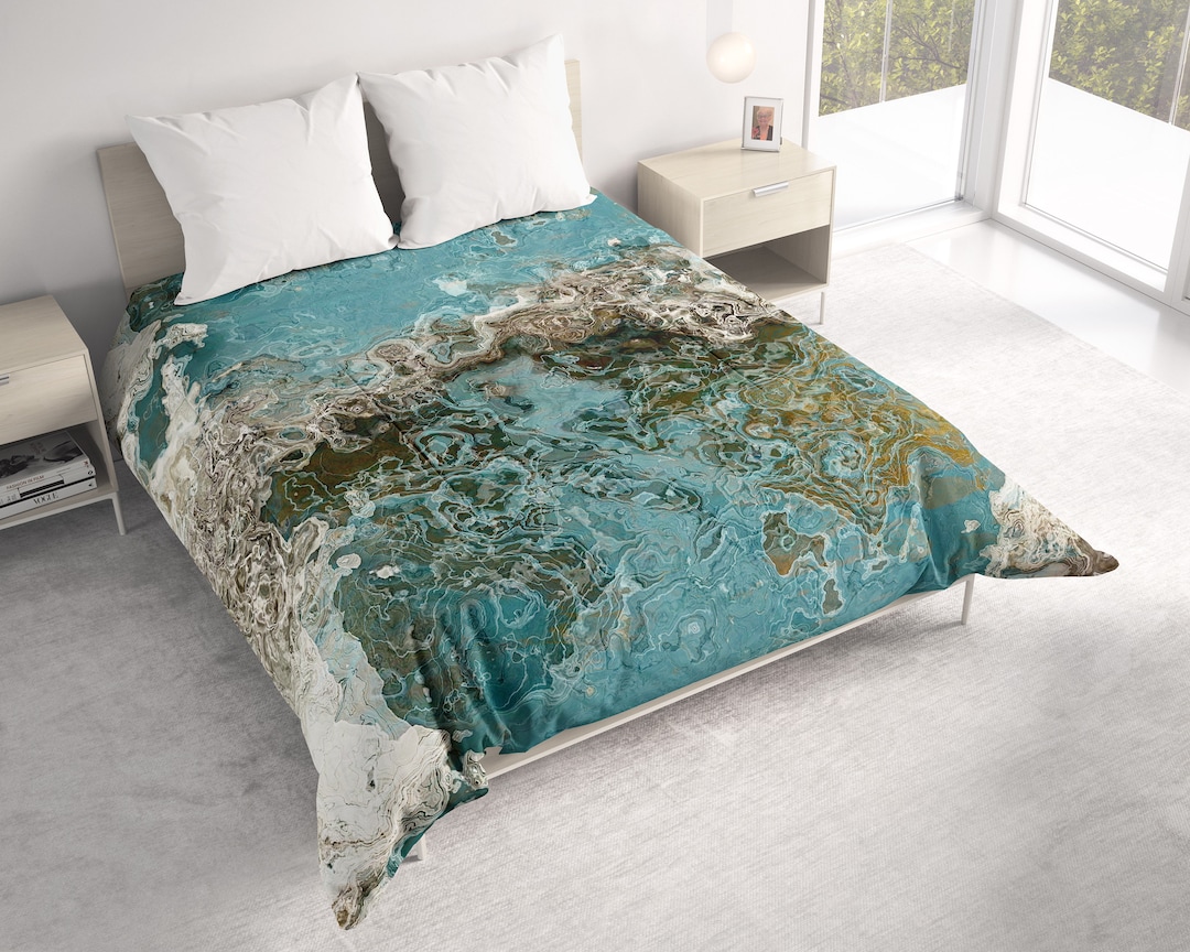 Abstract Art Comforter: Cotton or Polyester Lightweight All Seasons ...
