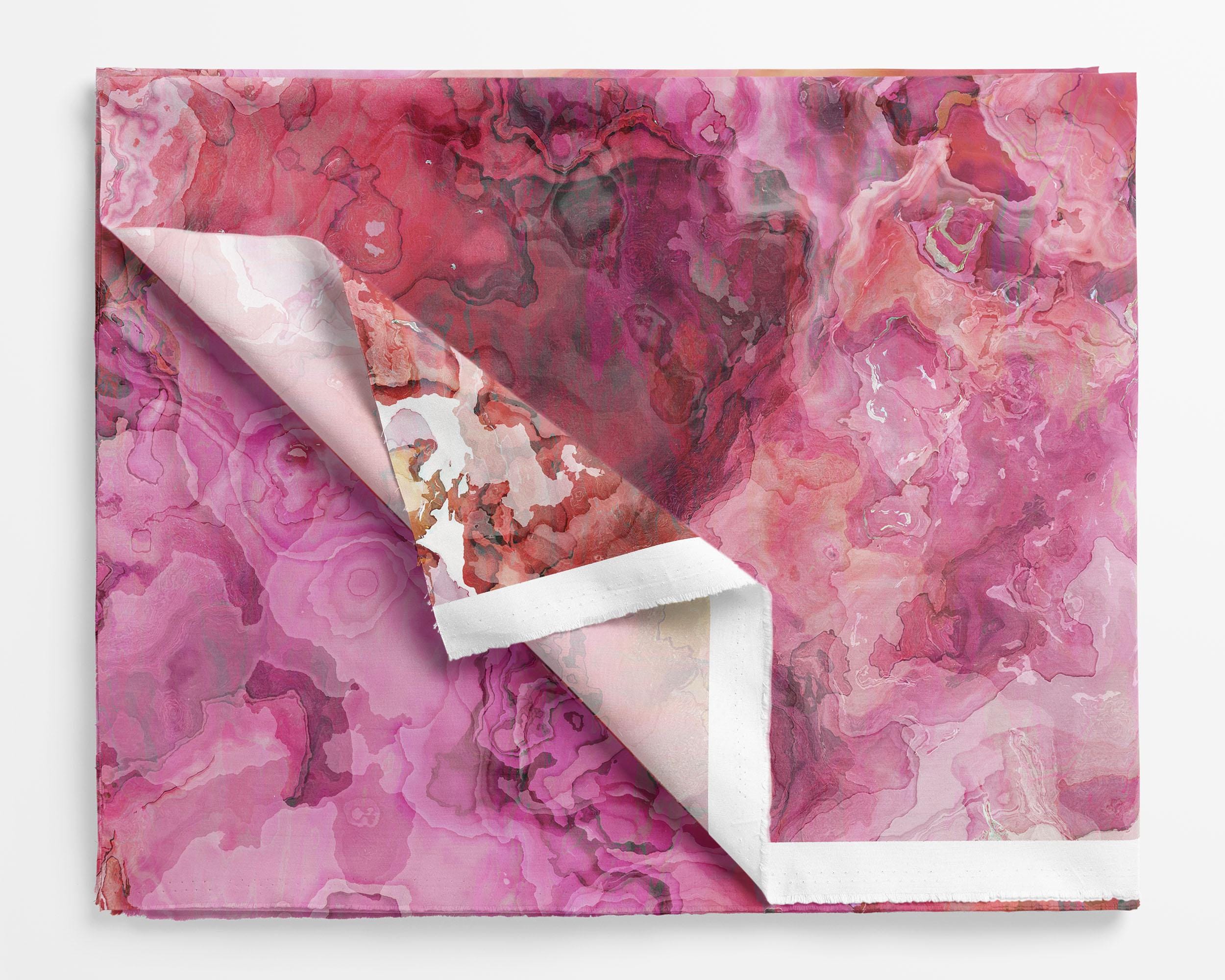 Abstract Art Fabric Printed by the Yard: Polyester Poplin or Pima ...
