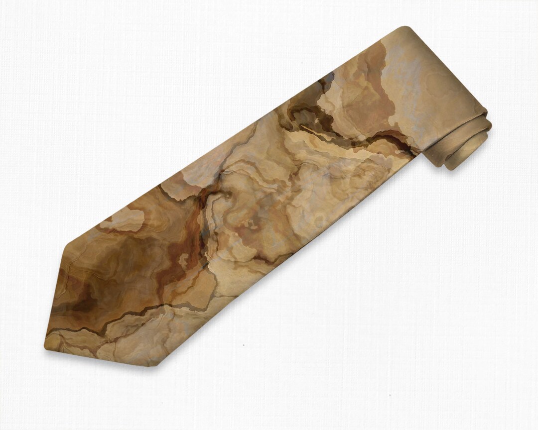 Men’s Tie With Abstract Art, Modern Men’s Necktie, Print Neck Tie for ...