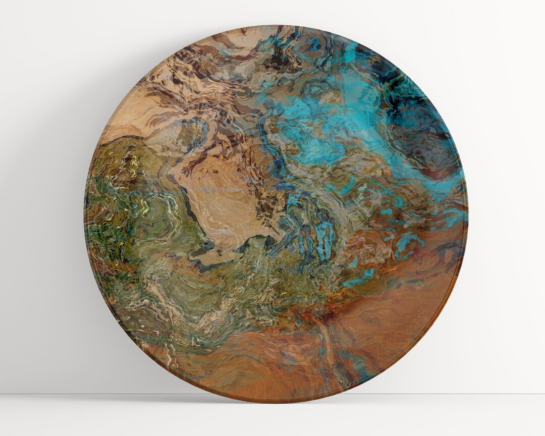 Abstract Art Plate: Unbreakable Indoor/outdoor Dinnerware - Canyon ...